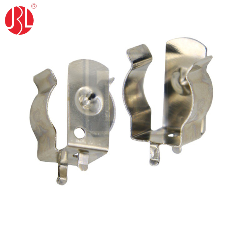 BC-AAA-7-NI battery holder plug box Metal Coin cell retainer Leaf ...