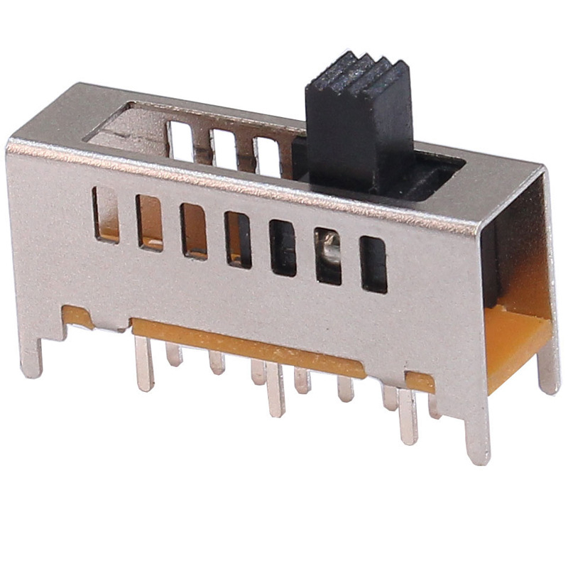 SS-17E01 vertical through hole 1P7T slide switch - Jinbeili