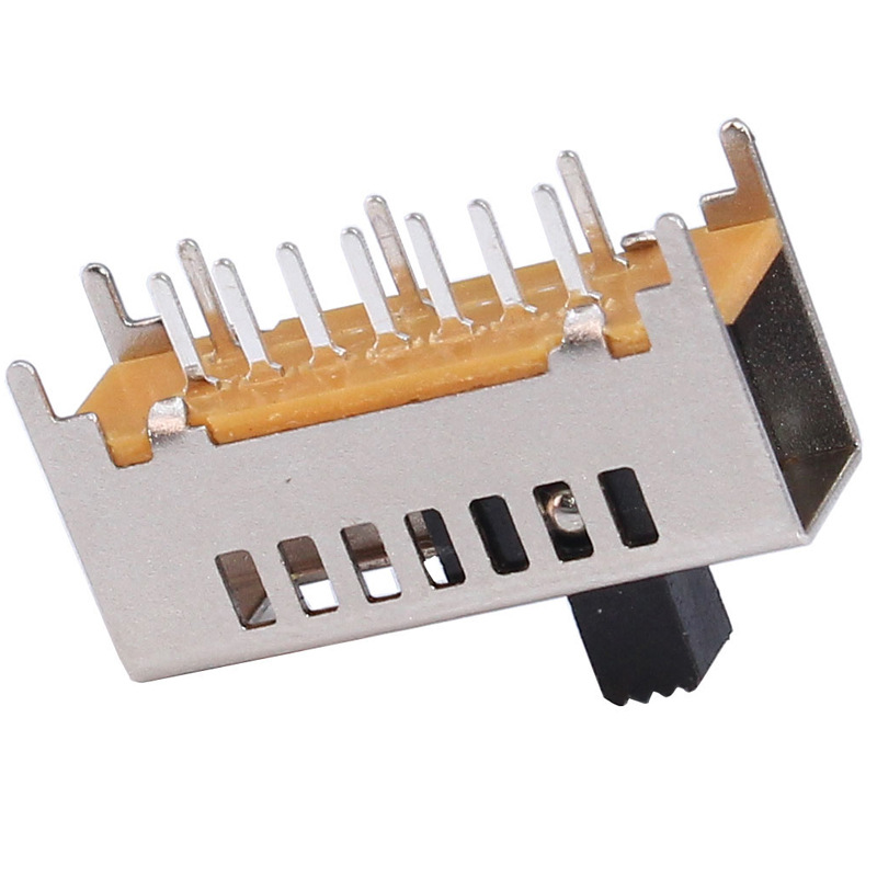 SS-17E01 vertical through hole 1P7T slide switch - Jinbeili