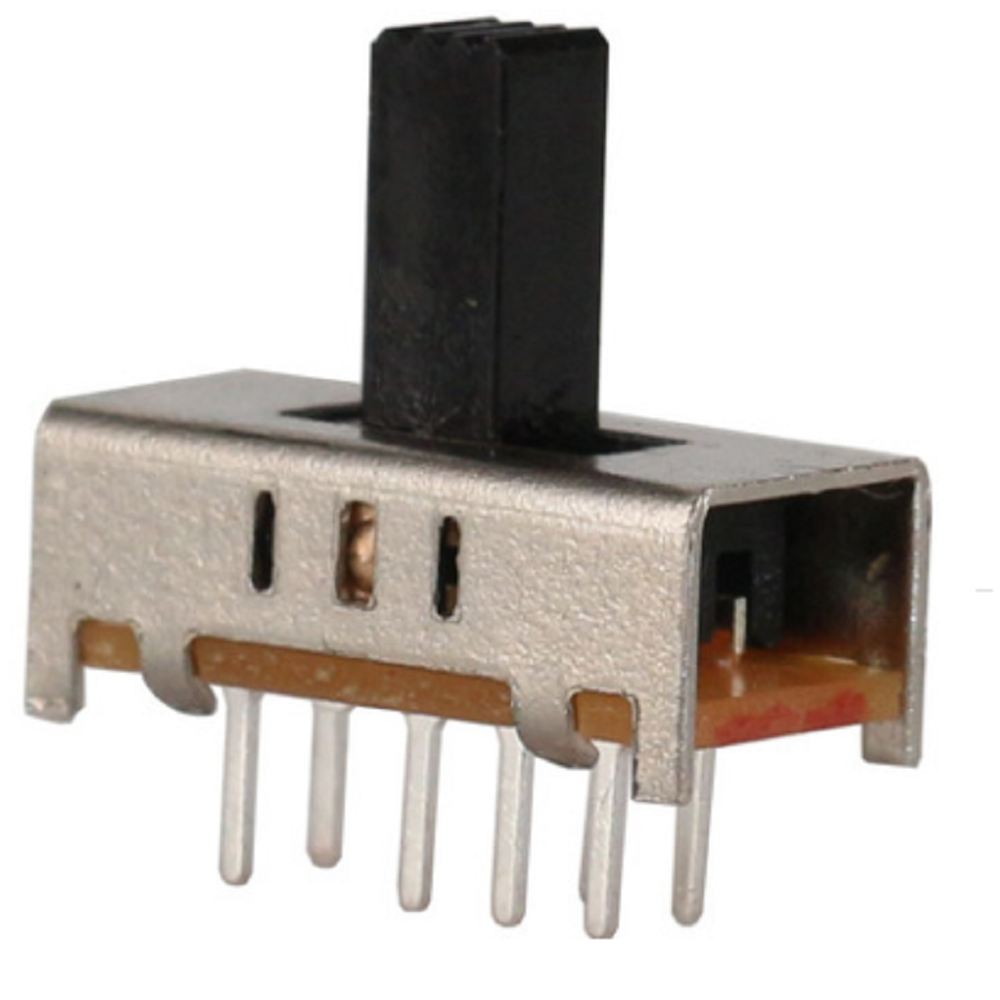 SS-23D05 2P3T Interrupteur à glissière vertical type DIP - Jinbeili