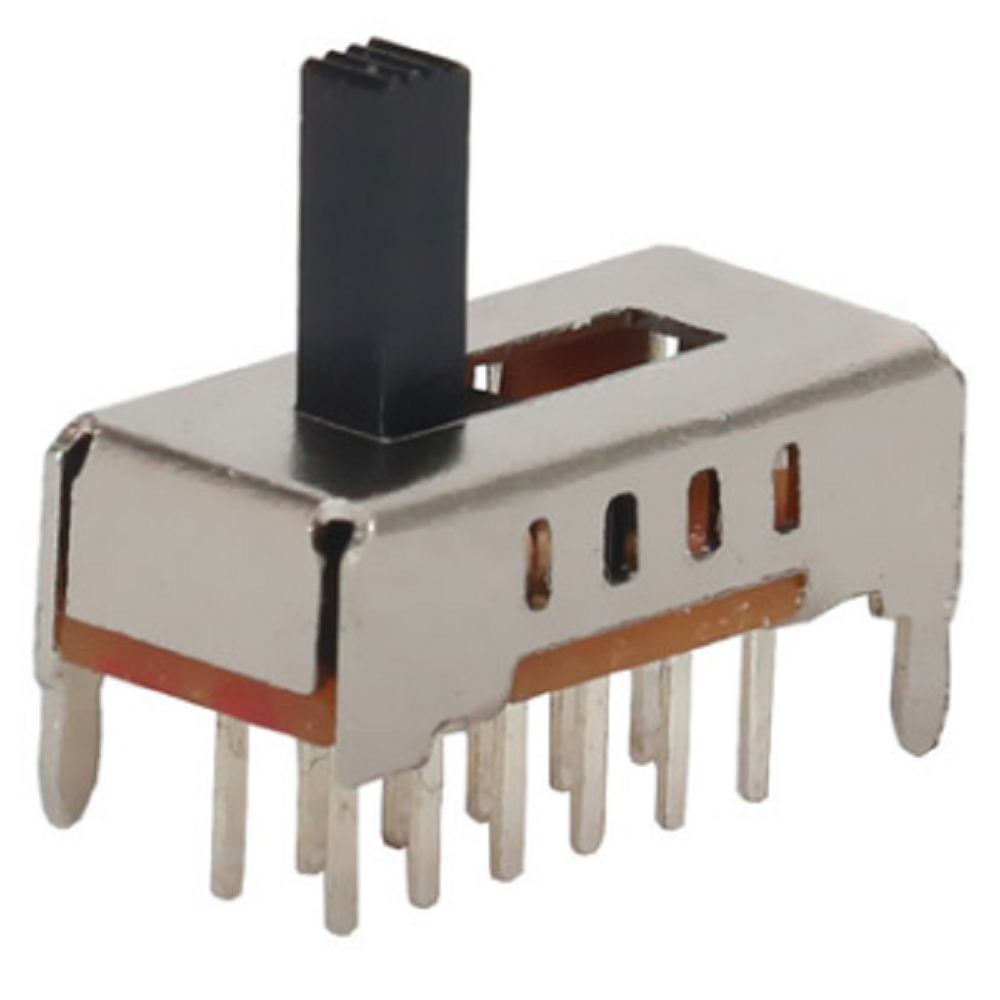 SS-24D02 2P4T スライドスイッチ 縦型 DIPタイプ - ジンベイリ