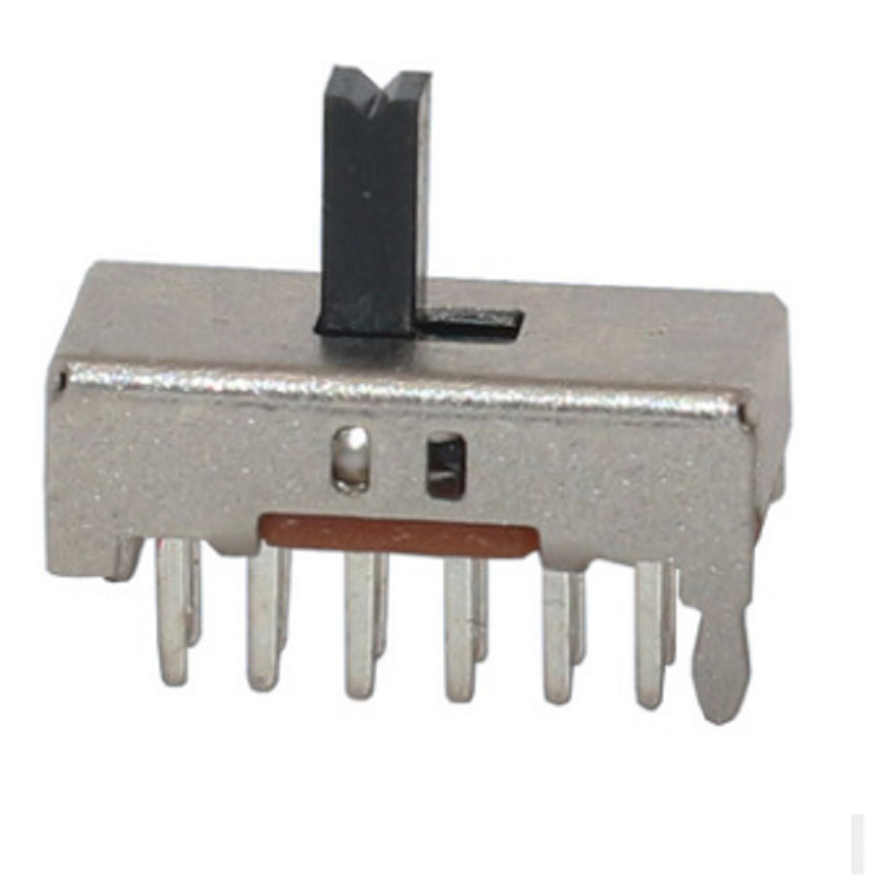 SS-42D02 4P2T Slide switch vertical DIP type - Jinbeili
